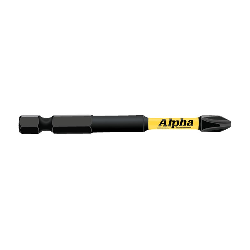 ThunderMax PH2 x 75mm Impact Power Bit- Handipack (x10) - Alpha Tools
