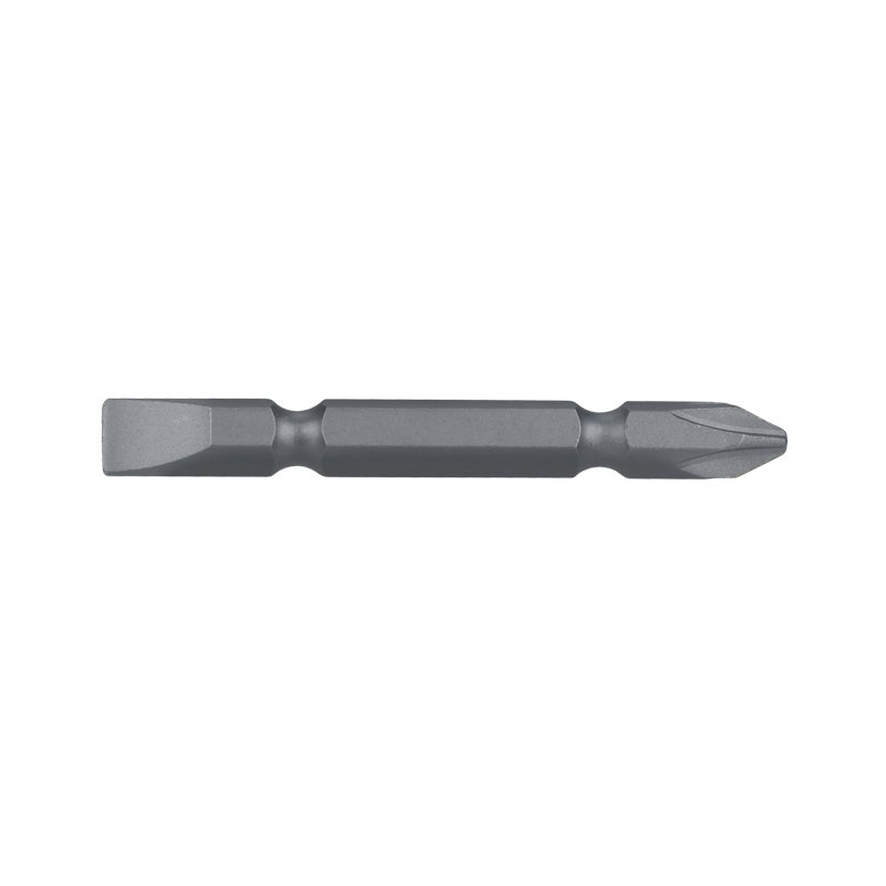 PH2/SL8 x 60mm Phillips/Slotted Double Ended Bit - Alpha Tools