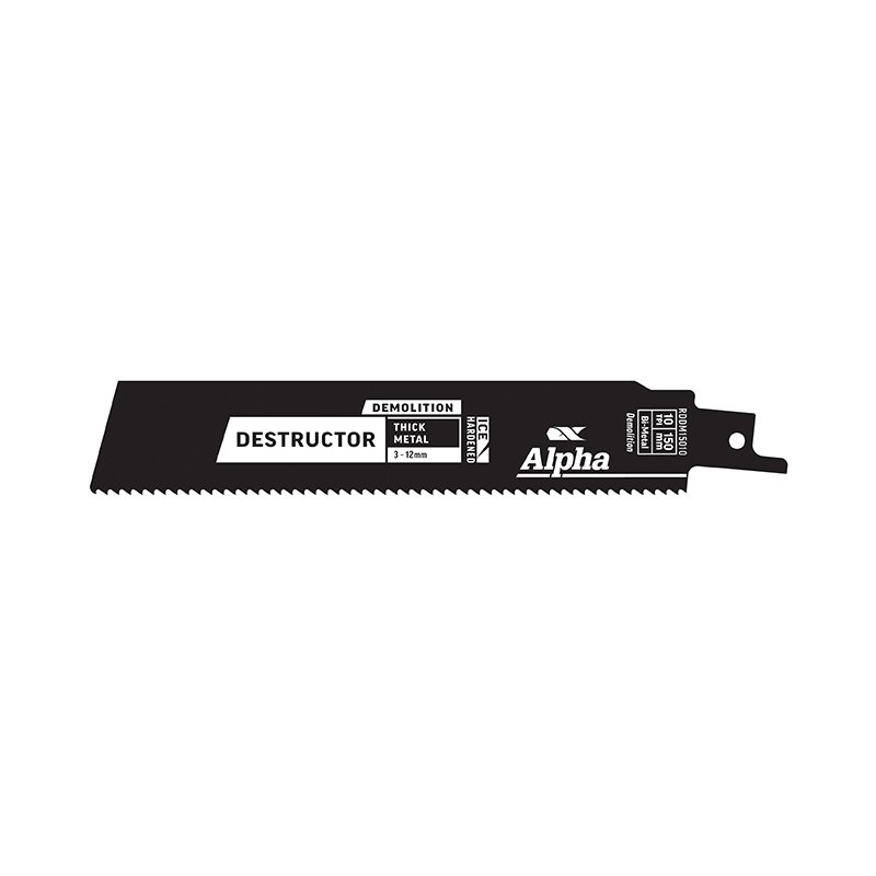 Destructor Demolition – Metal – Recip Blade, 10 TPI, 150mm – 5 Pack ...