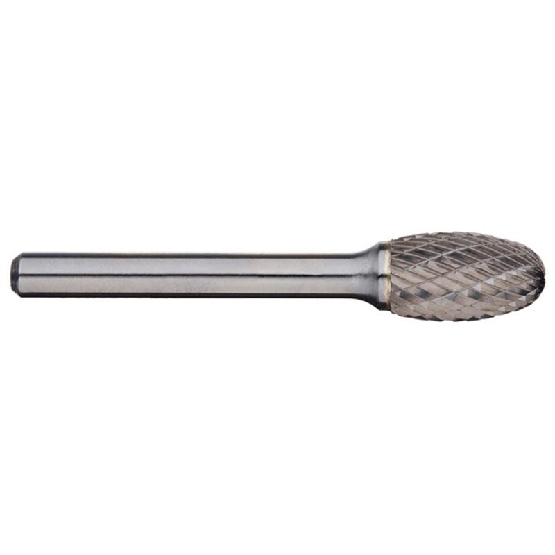 1/2in Oval Carbide Burr – 6in Long - Alpha Tools