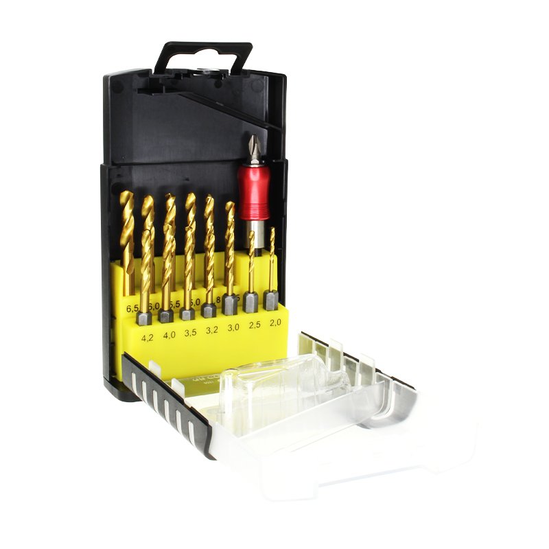 15 Piece | Gold Series Hex Shank Drill Set - Alpha Tools