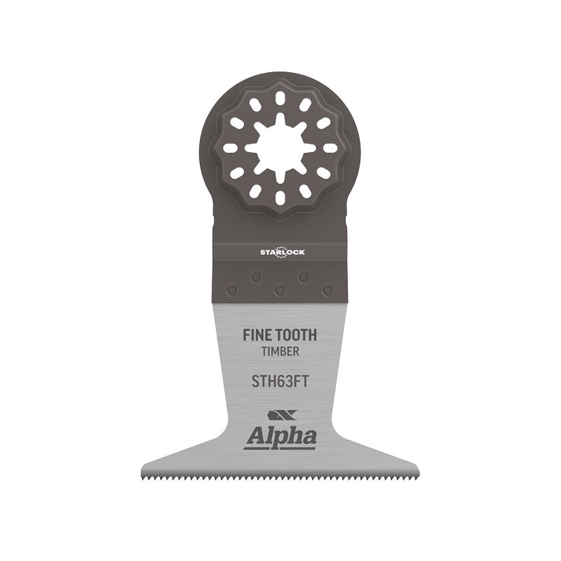 Starlock Fine Tooth 63mm Timber Multi Tool Blade Alpha Tools
