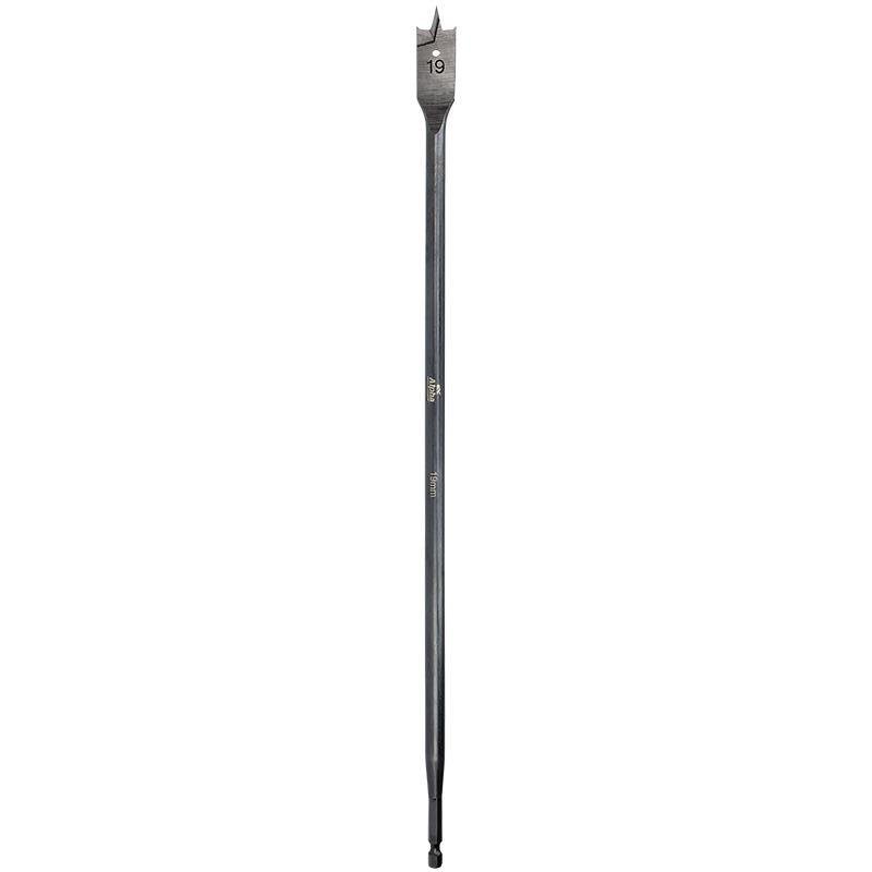 19mm Long Series Spade Bit – TurboBORE (400mm/16in) - Alpha Tools